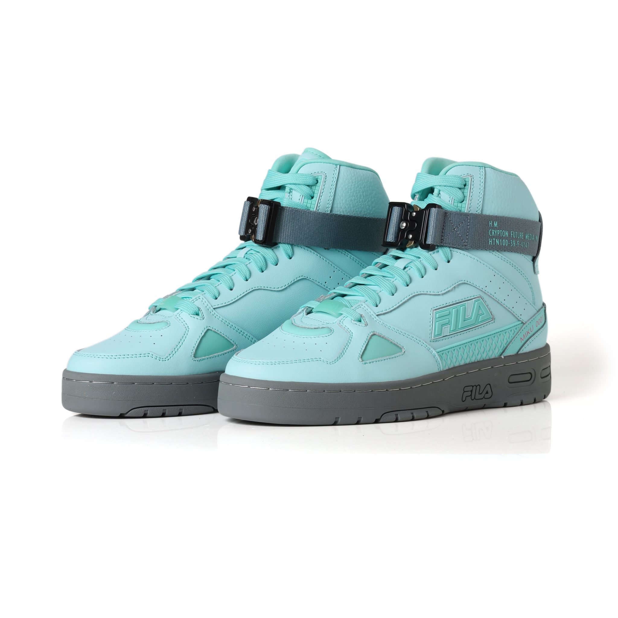 FILA Hatsune Miku TERATACH 600 HI (LIGHT BLUE/GREY) - Dondon Haru Japan!